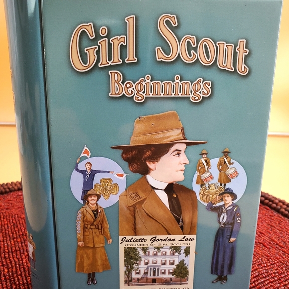 Girl Scouts | Accents | Girl Scout Beginnings Cookie Tin In The Shape ...